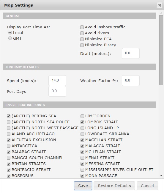 IMOS - Setting Up Distances